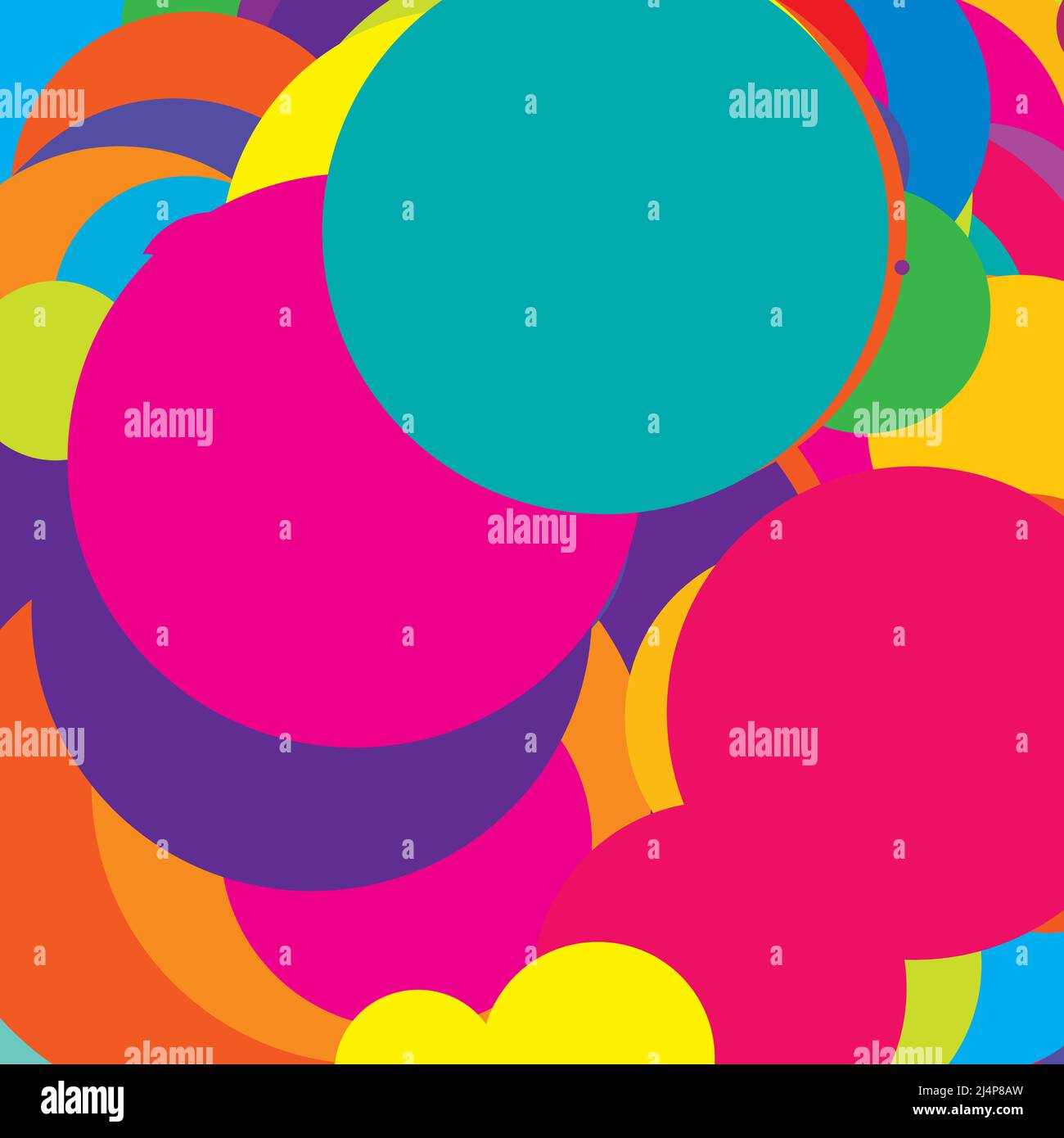 Abstract overlapping circles pattern vector illustraiton. Stock vector ...