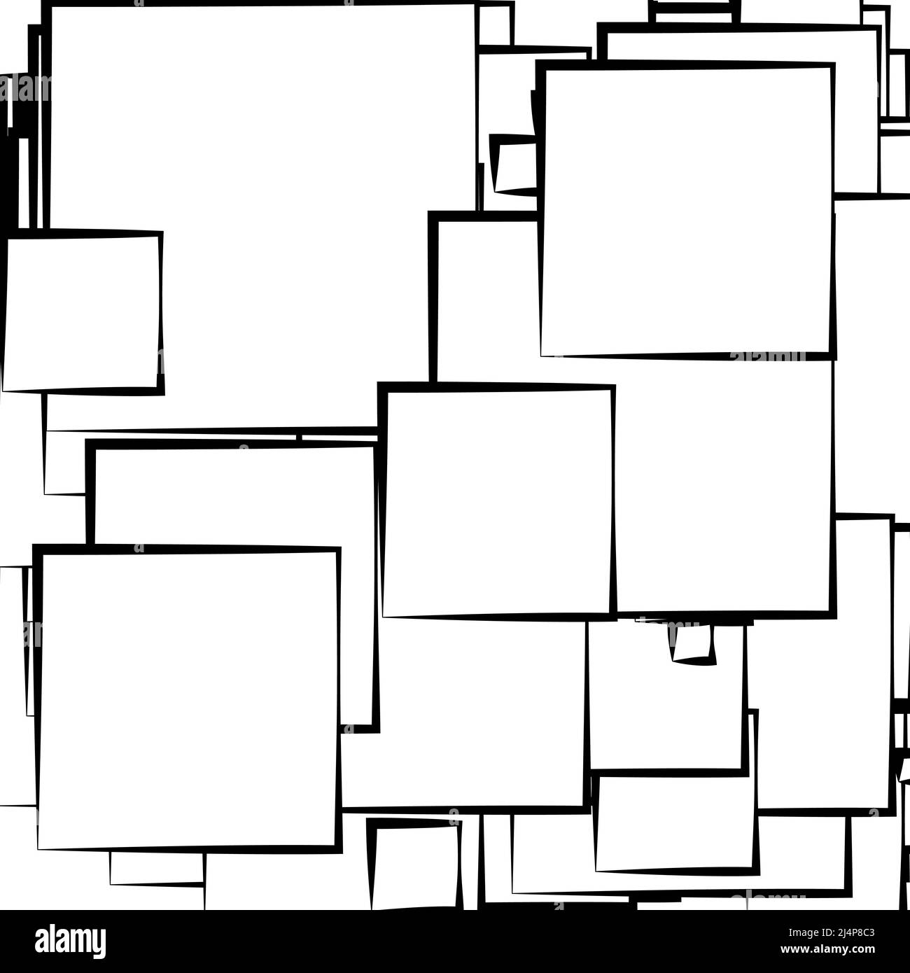 Abstract overlapping squares pattern vector illustraiton. Stock vector ...