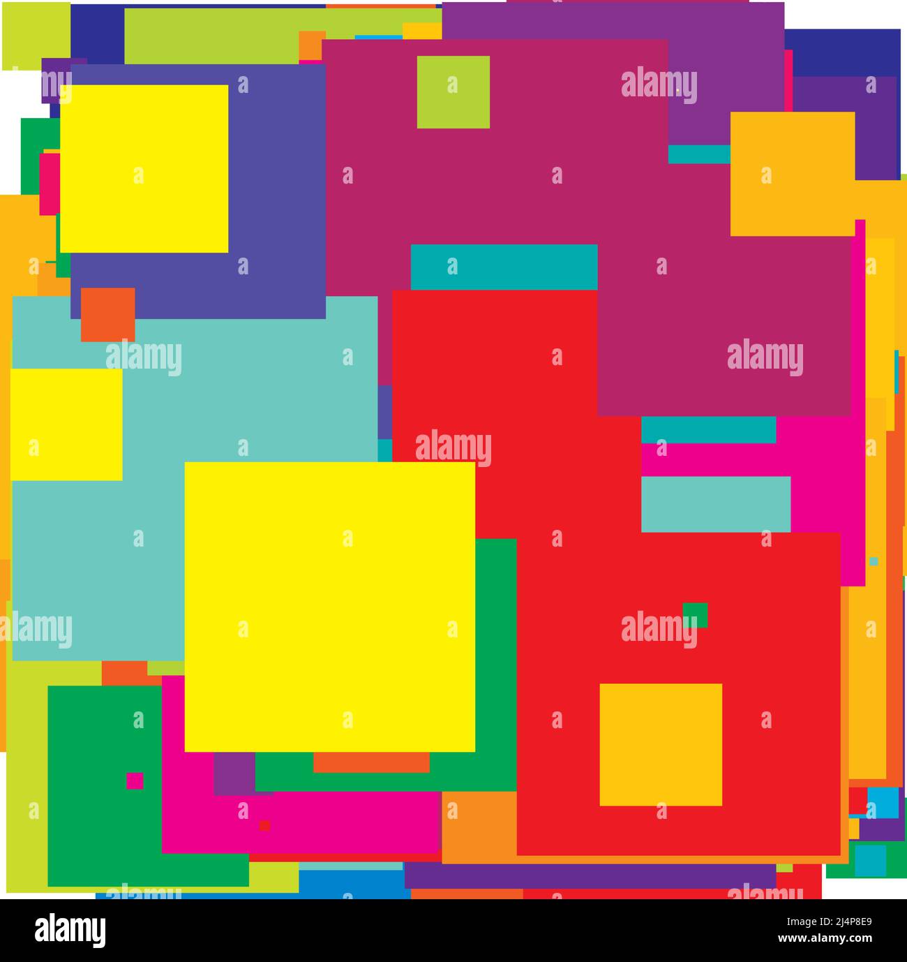Abstract overlapping squares pattern vector illustraiton. Stock vector ...
