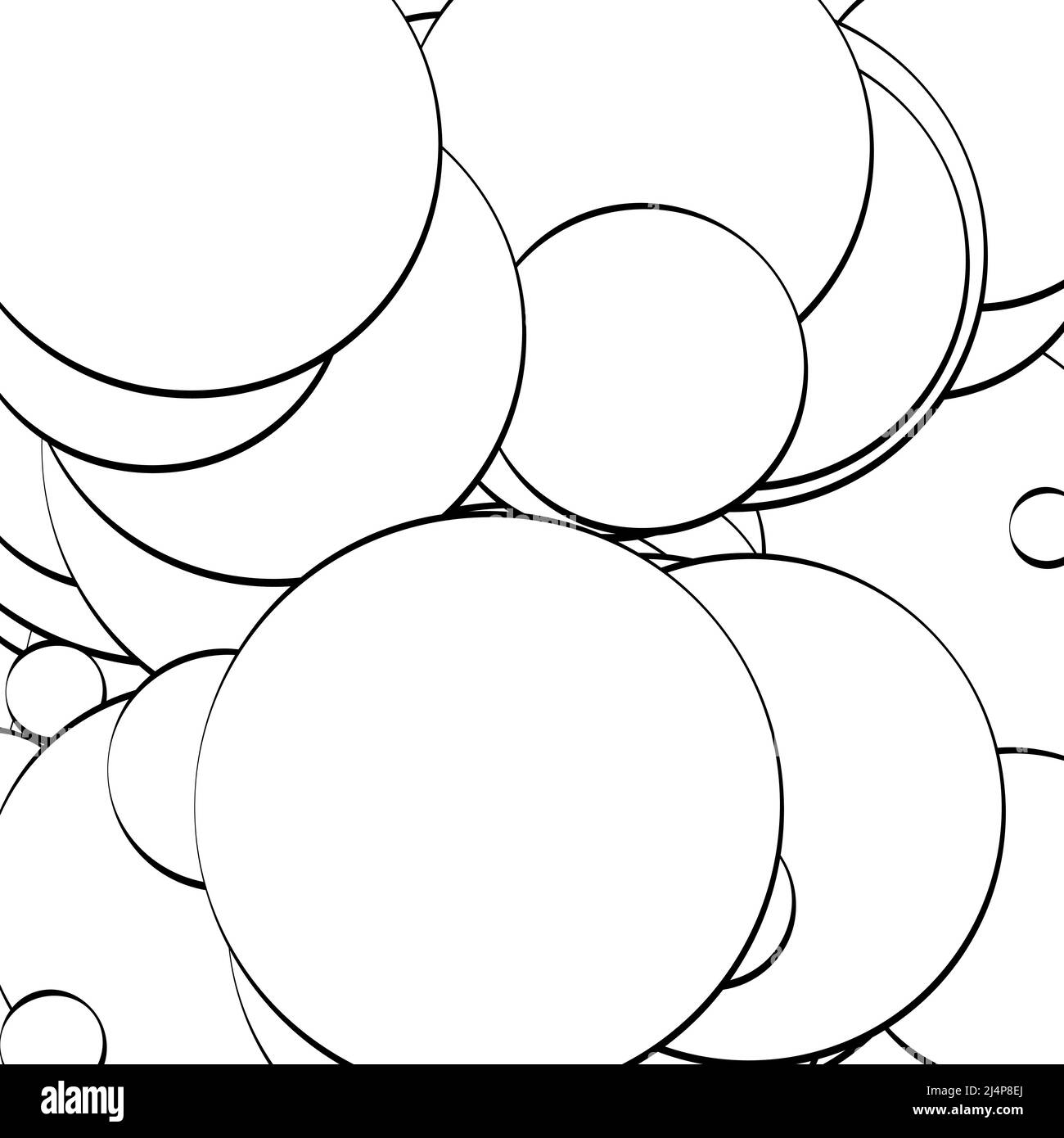 Abstract overlapping circles pattern vector illustraiton. Stock vector ...