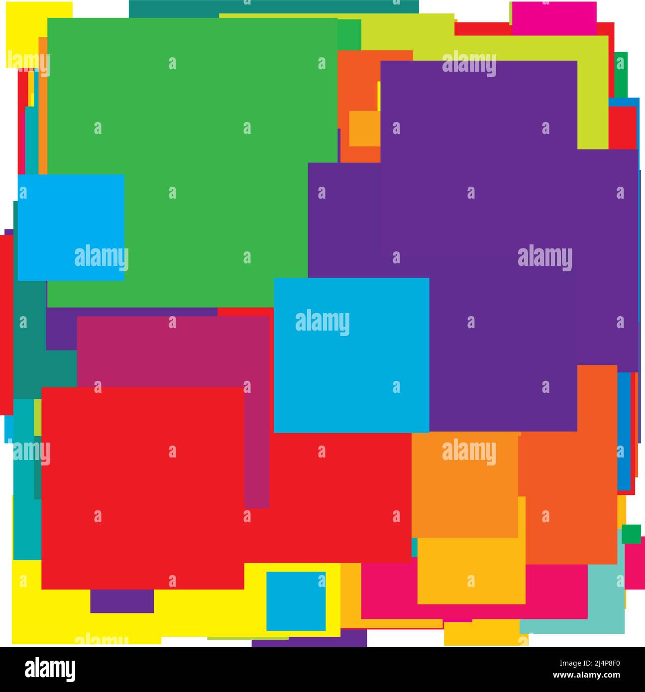 Abstract overlapping squares pattern vector illustraiton. Stock vector ...