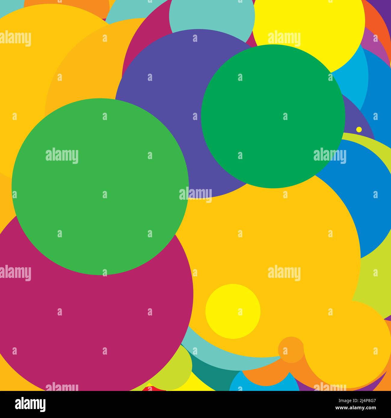 Abstract overlapping circles pattern vector illustraiton. Stock vector ...