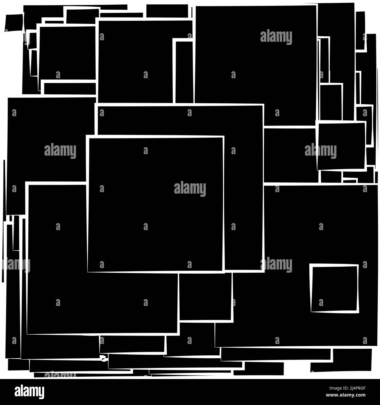 Abstract overlapping squares pattern vector illustraiton. Stock vector ...