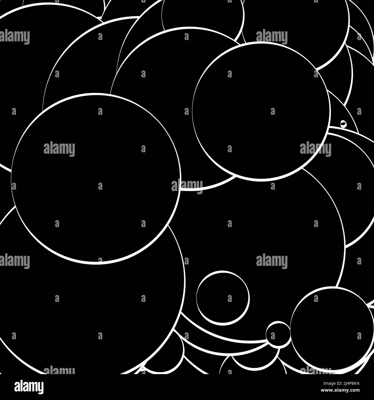 Abstract overlapping circles pattern vector illustraiton. Stock vector ...