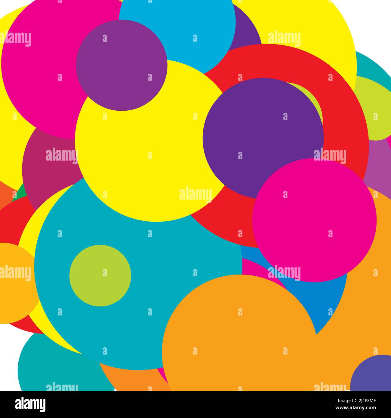 Abstract overlapping circles pattern vector illustraiton. Stock vector ...