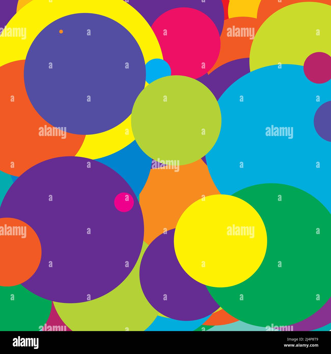 Abstract overlapping circles pattern vector illustraiton. Stock vector ...