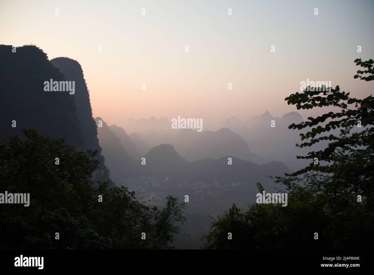 Scenic Landscape near Yangshuo China Stock Photo - Alamy