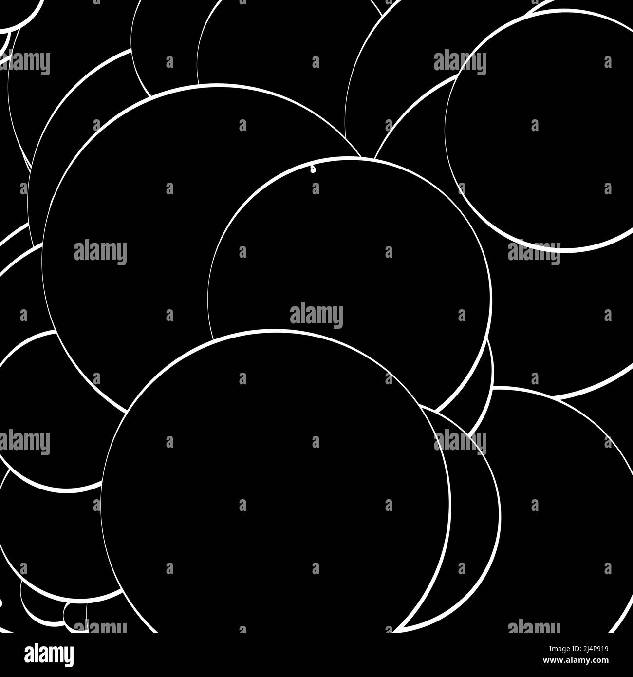 Abstract overlapping circles pattern vector illustraiton. Stock vector illustration, clip-art ...