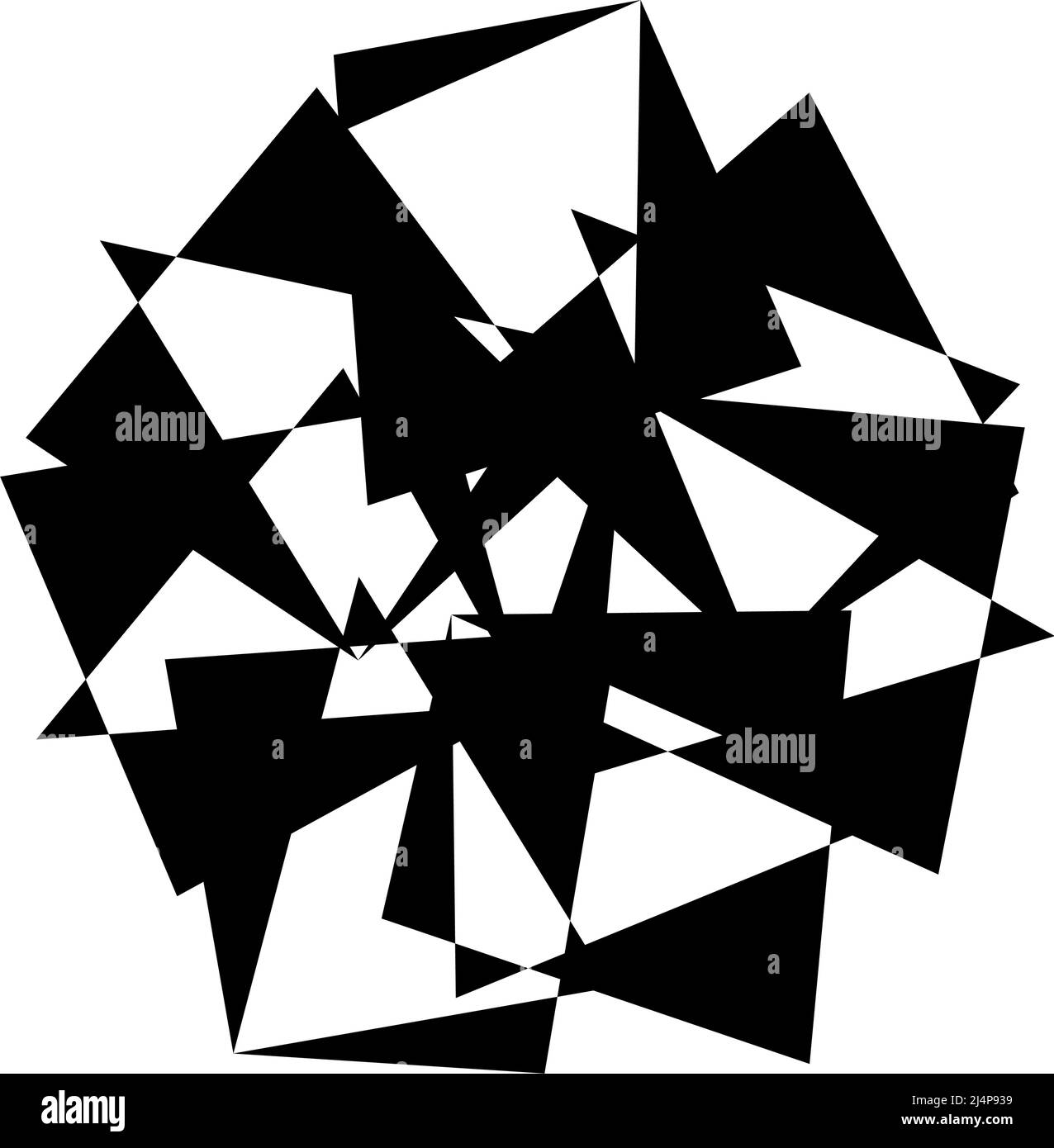 Random abstract geometric vector element. Stock vector illustration ...