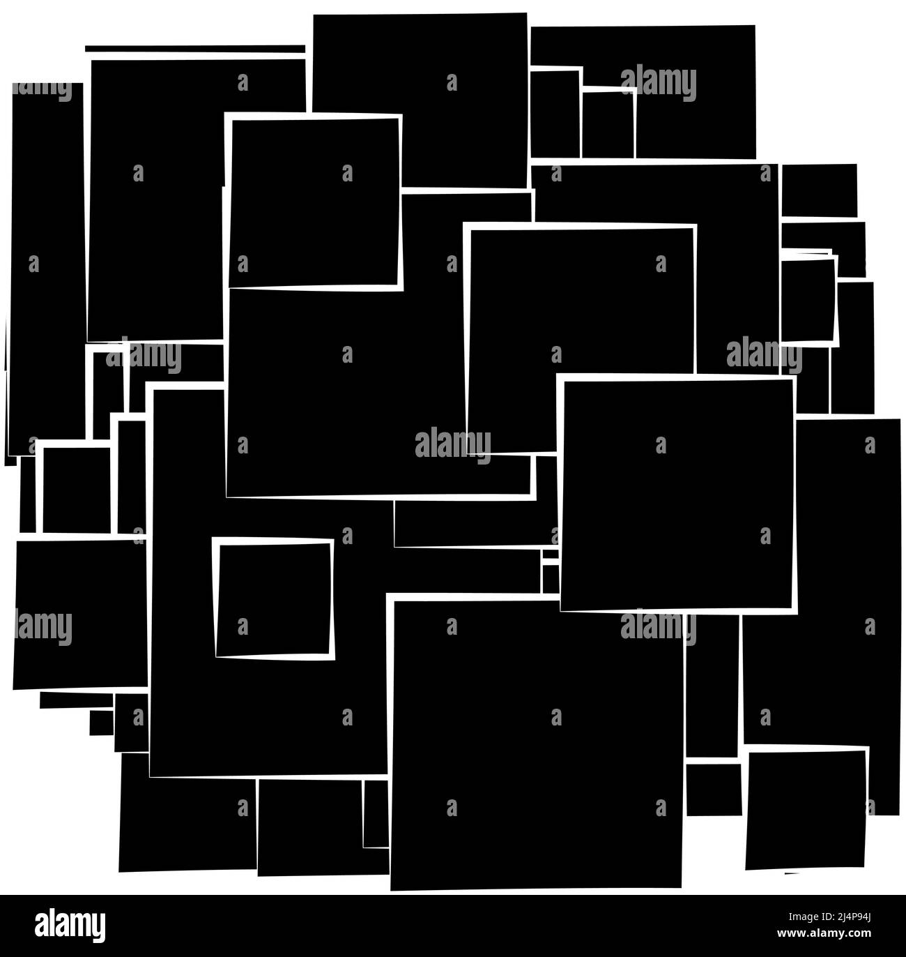 Abstract overlapping squares pattern vector illustraiton. Stock vector ...