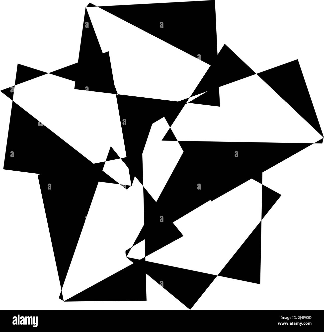 Random abstract geometric vector element. Stock vector illustration ...