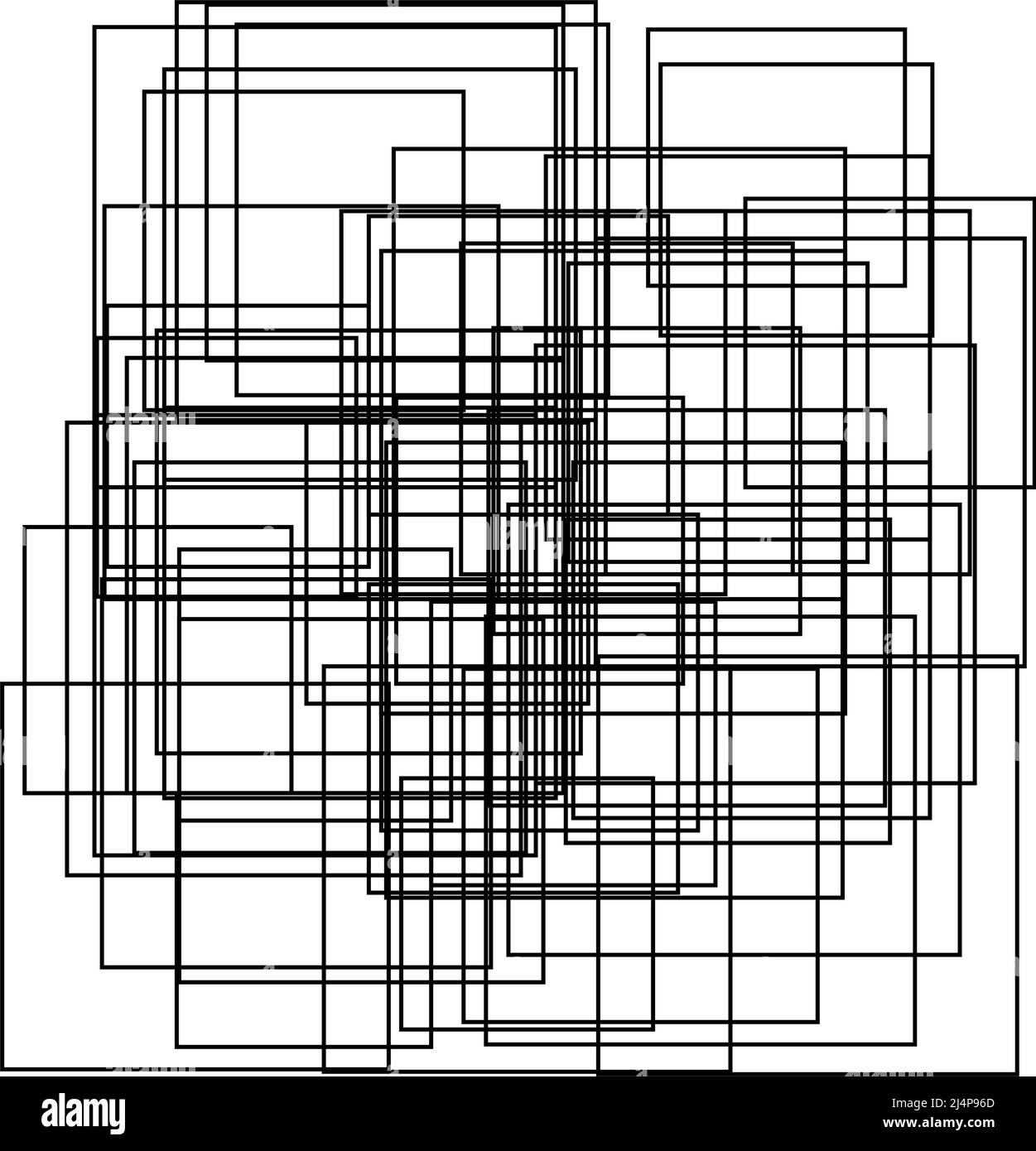 Random rectangles structure vector composition, pattern. Stock vector ...
