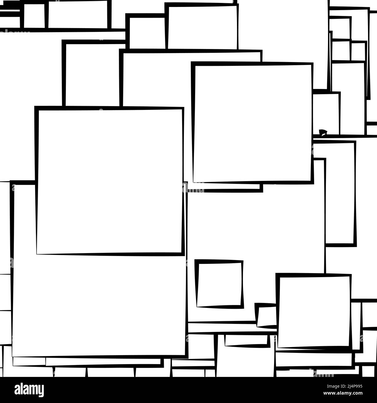 Abstract overlapping squares pattern vector illustraiton. Stock vector ...