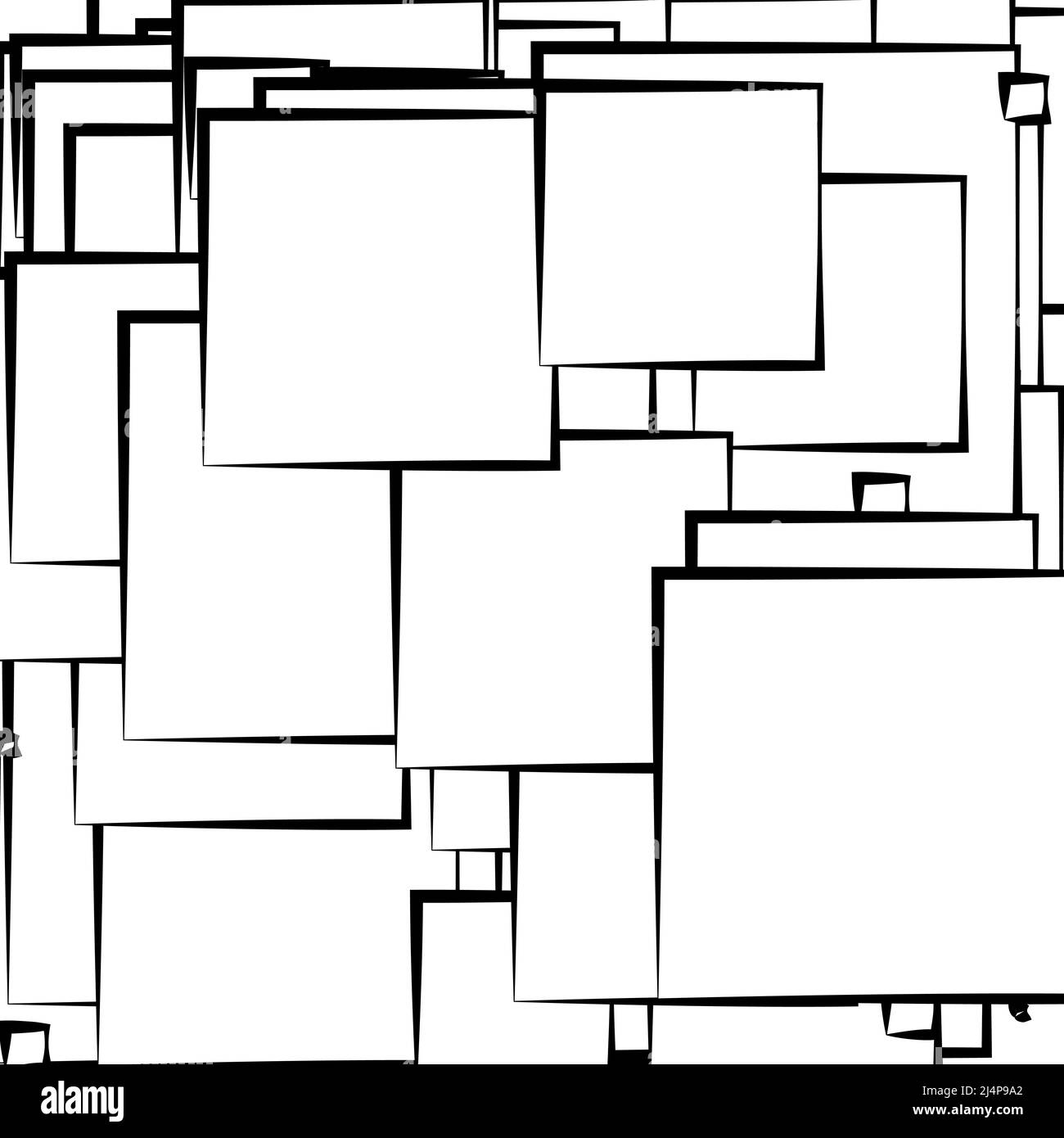 Abstract overlapping squares pattern vector illustraiton. Stock vector ...