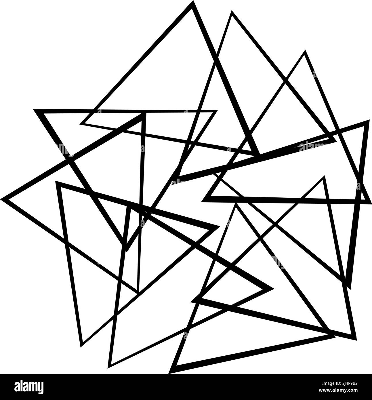 Random abstract geometric vector element. Stock vector illustration ...