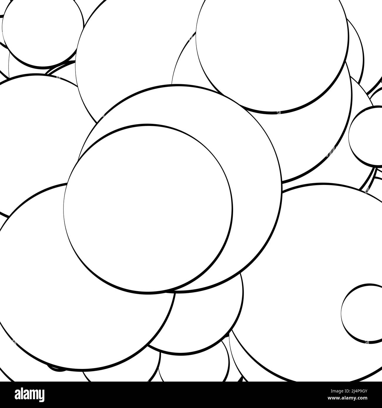 Abstract overlapping circles pattern vector illustraiton. Stock vector ...