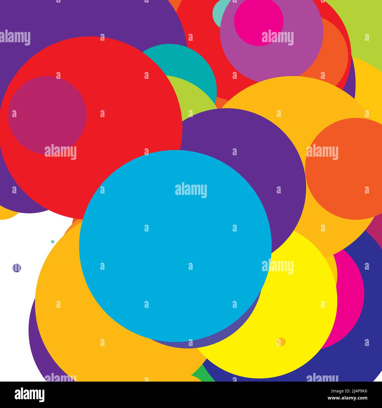 Abstract overlapping circles pattern vector illustraiton. Stock vector ...