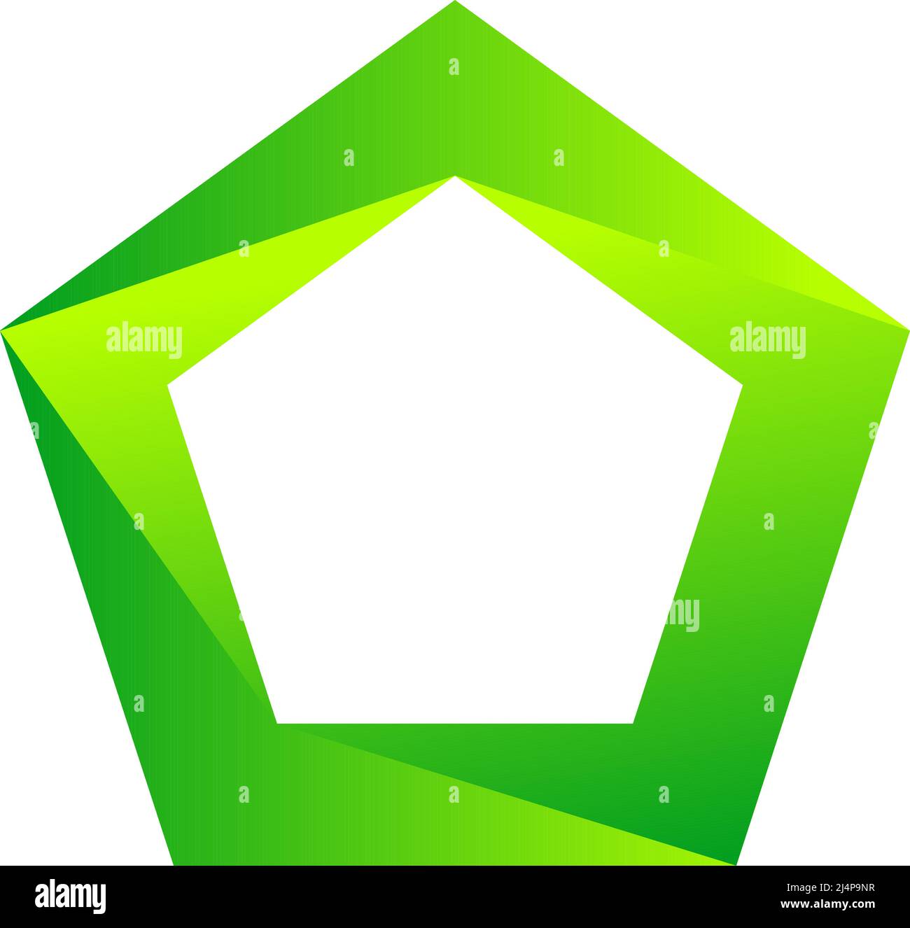 Divided basic shape geometric icon, logo. Stock vector illustration ...