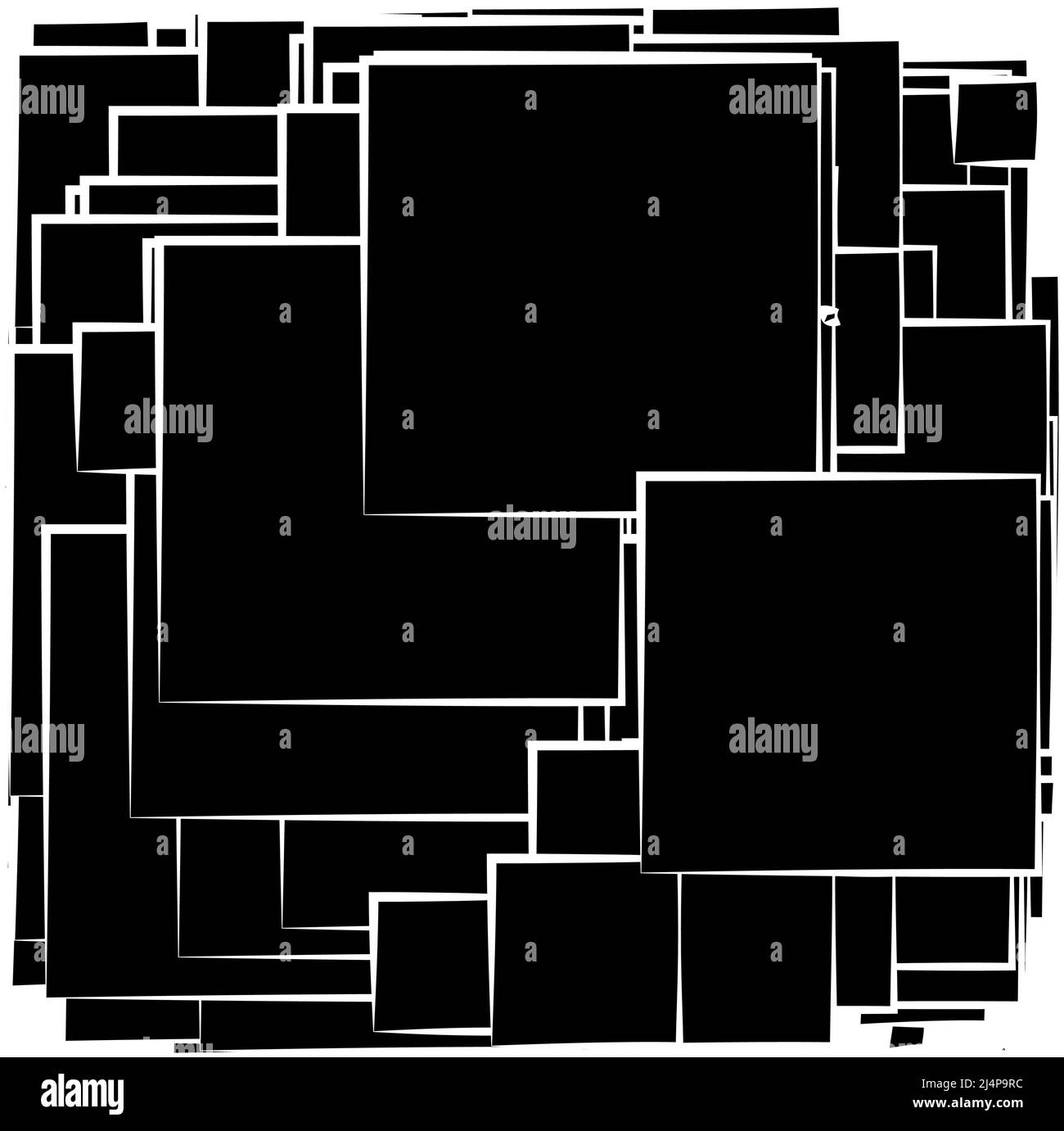 Abstract overlapping squares pattern vector illustraiton. Stock vector ...