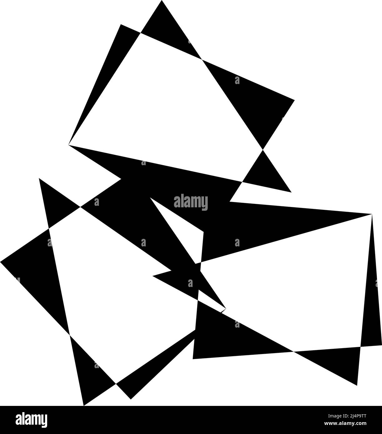 Random abstract geometric vector element. Stock vector illustration ...