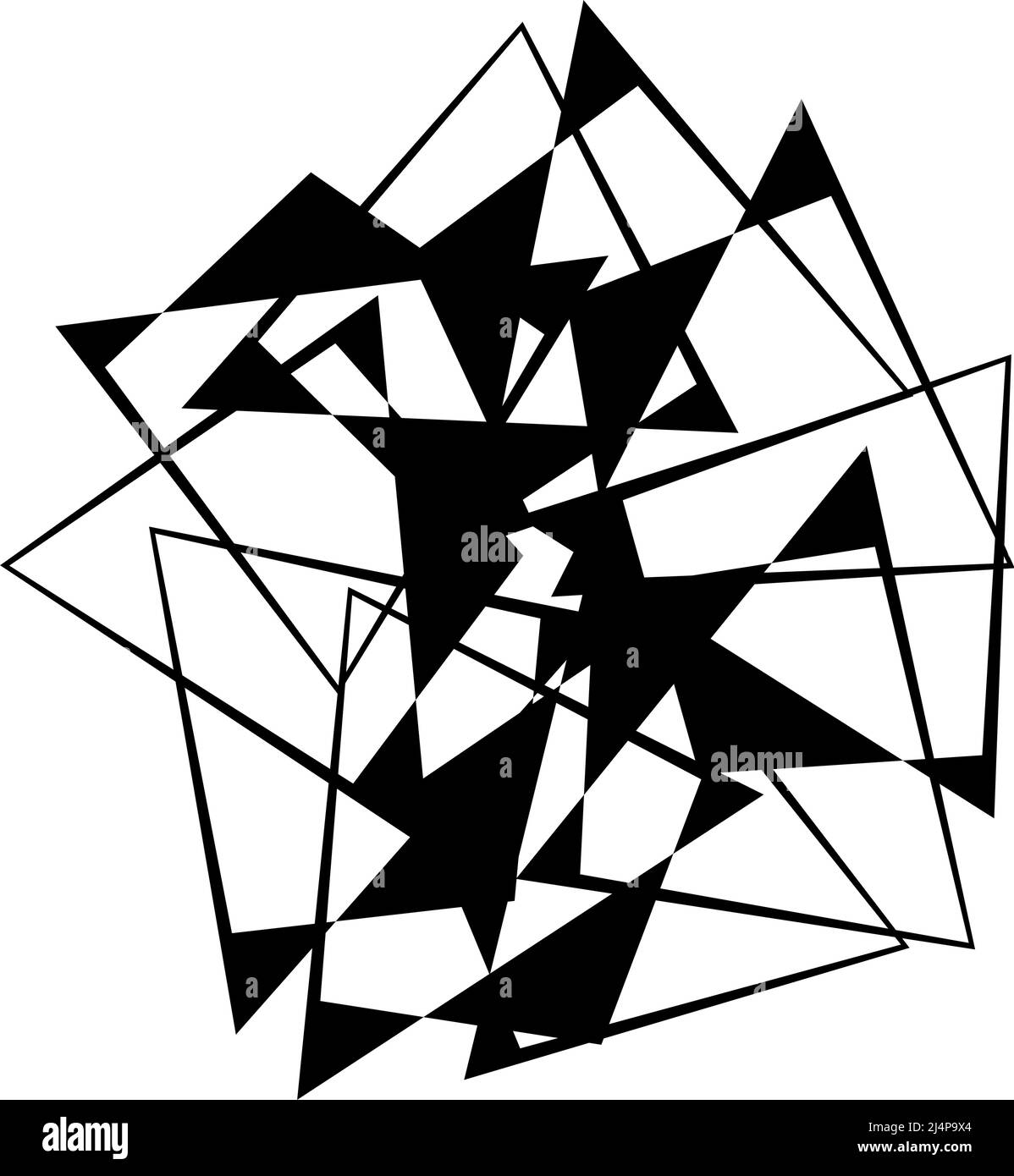 Random abstract geometric vector element. Stock vector illustration ...