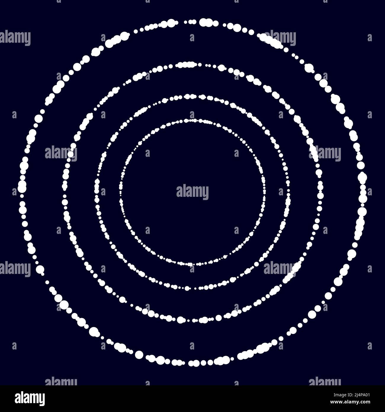 Circles random, scattered shapes element. Stock vector illustration ...