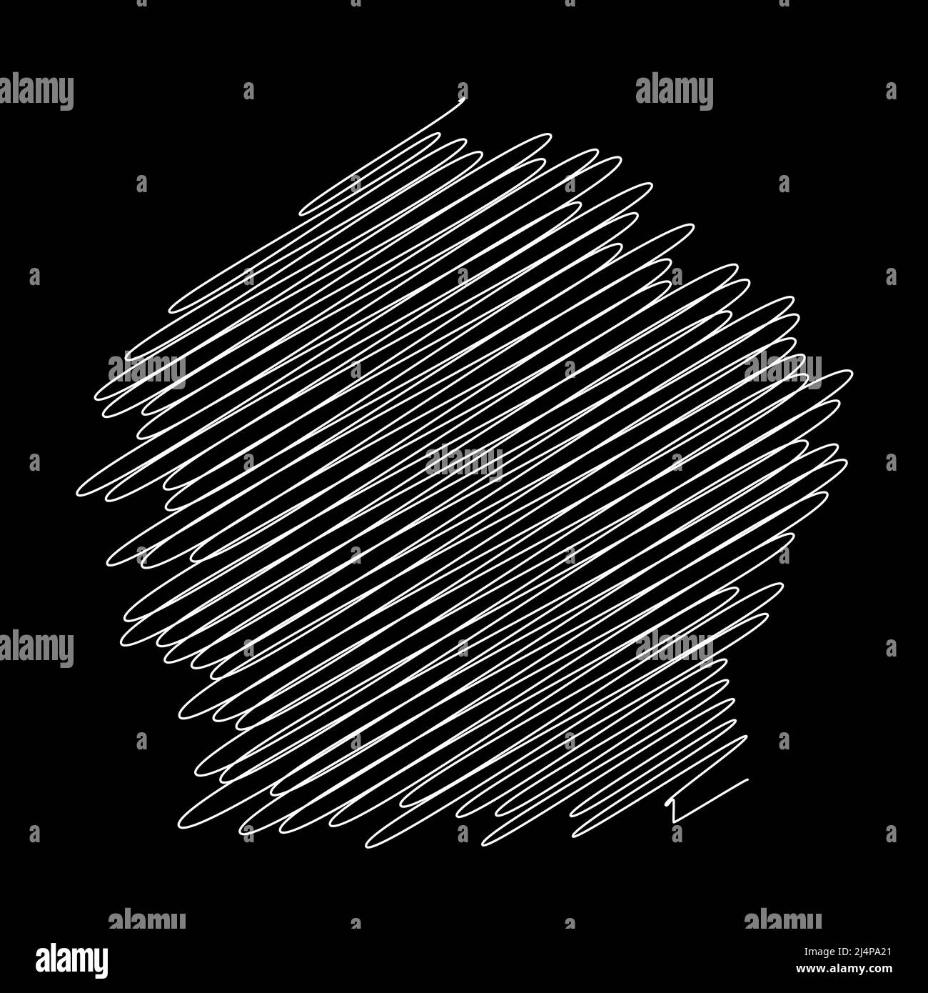Octagon freehand drawing, handdrawn polygon scribble, doodle, sketch ...