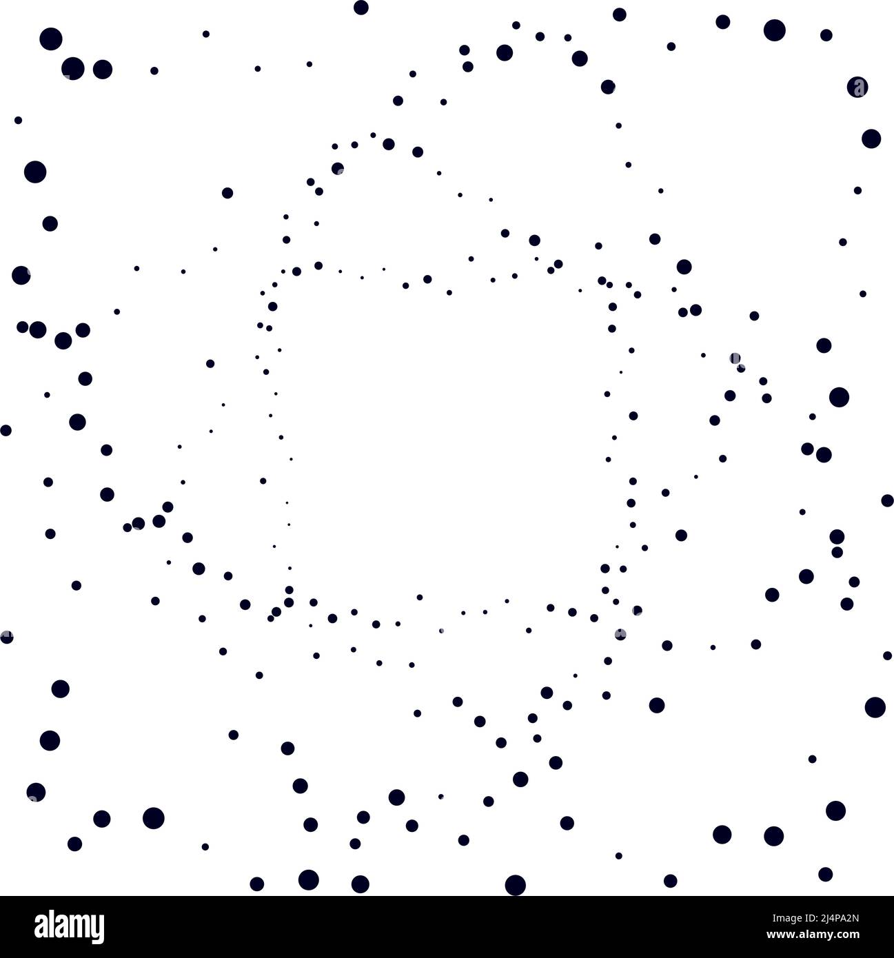 Circles random, scattered shapes element. Stock vector illustration ...