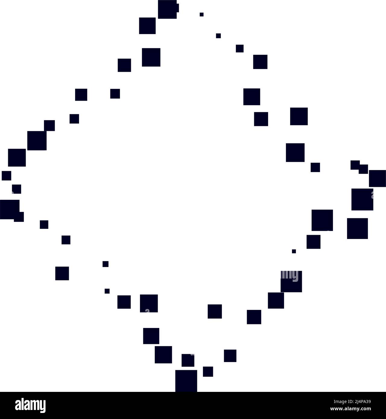 Squares random, scattered shapes element. Stock vector illustration ...