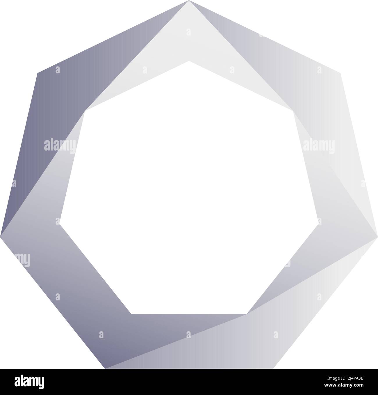 Divided basic shape geometric icon, logo. Stock vector illustration ...