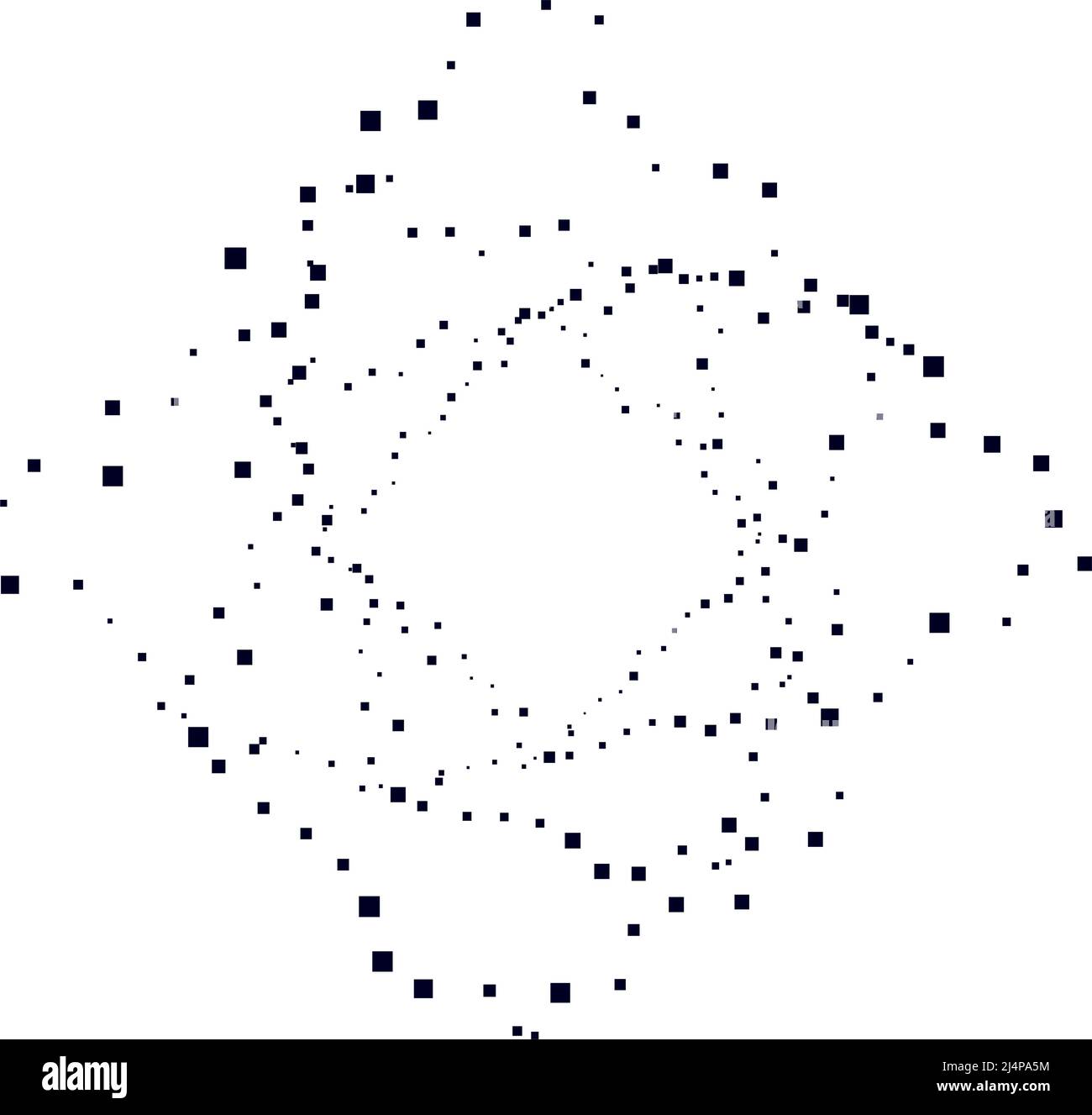 Squares random, scattered shapes element. Stock vector illustration ...