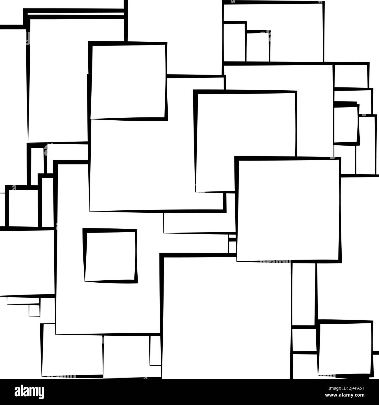 Abstract overlapping squares pattern vector illustraiton. Stock vector ...