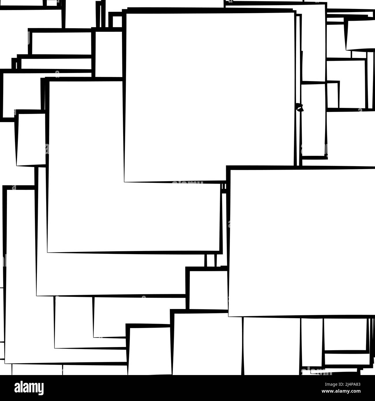 Abstract overlapping squares pattern vector illustraiton. Stock vector ...