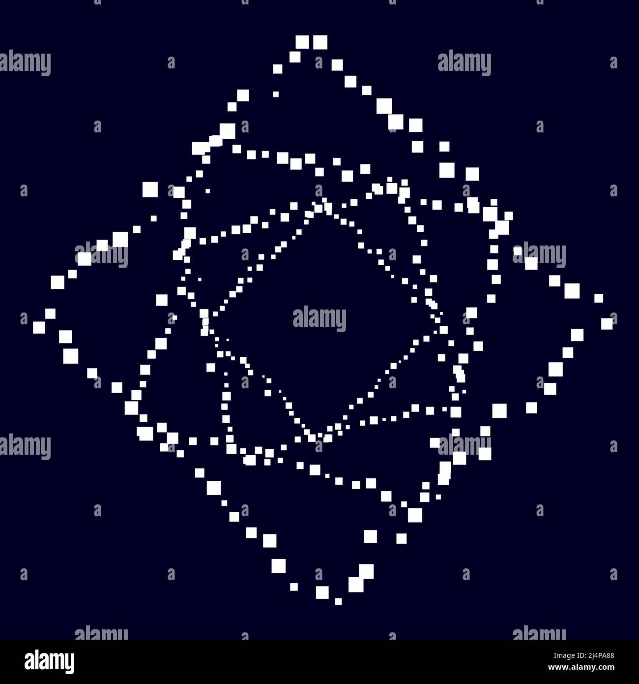 Squares random, scattered shapes element. Stock vector illustration ...