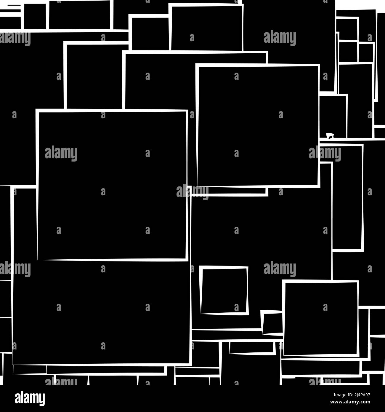 Abstract overlapping squares pattern vector illustraiton. Stock vector illustration, clip-art ...