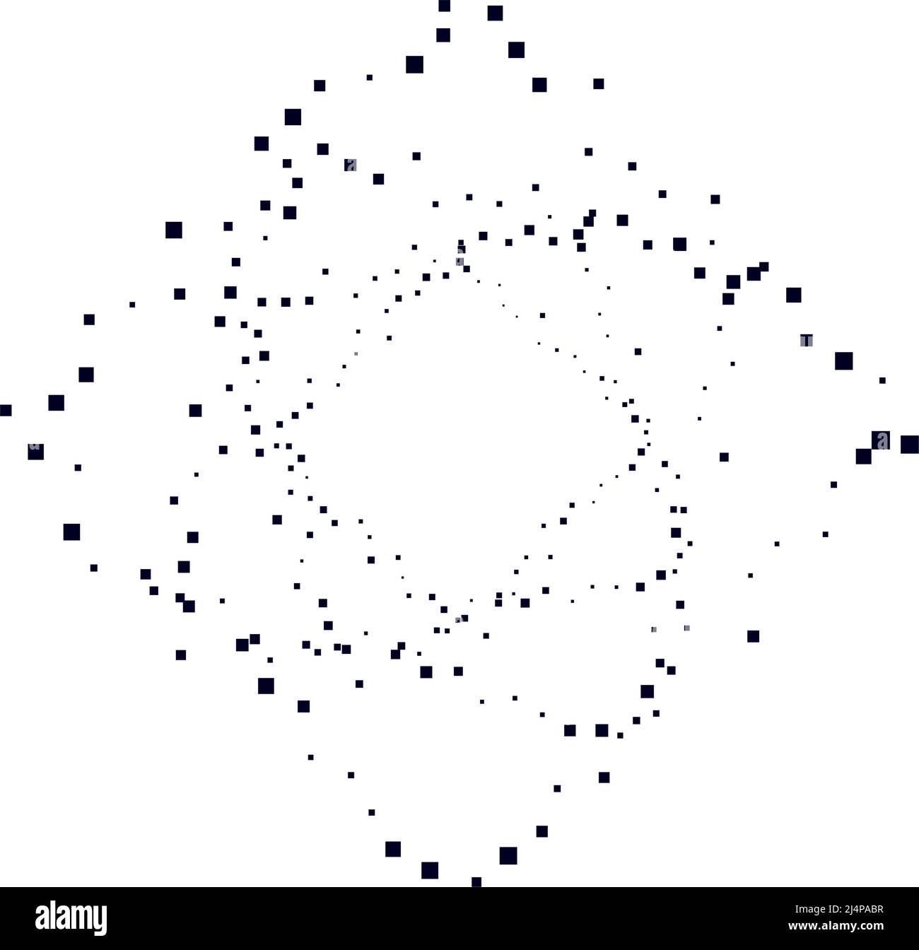 Squares random, scattered shapes element. Stock vector illustration ...
