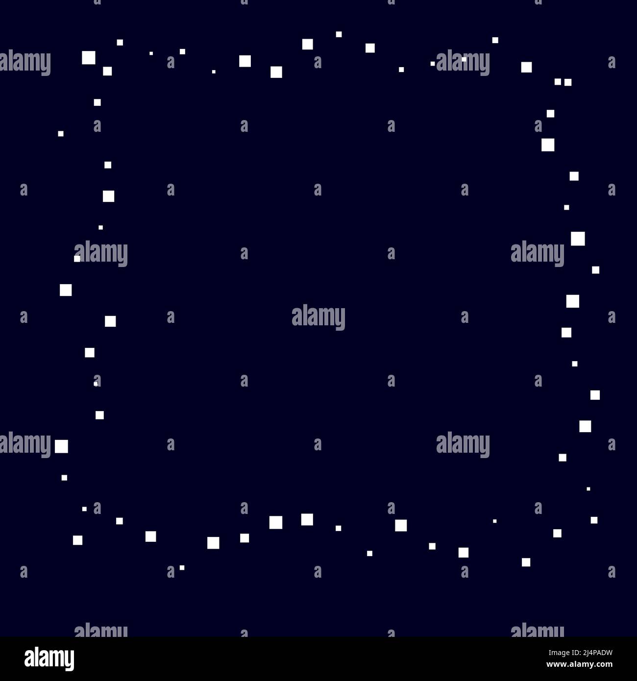 Squares random, scattered shapes element. Stock vector illustration ...