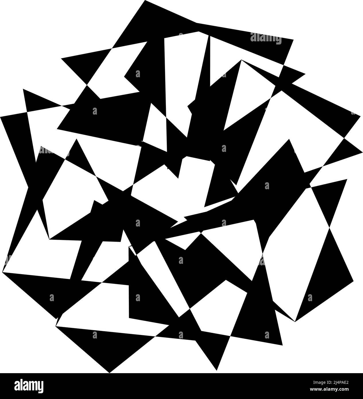 Random abstract geometric vector element. Stock vector illustration ...