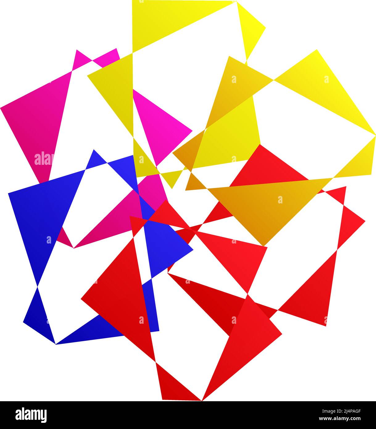 Random abstract geometric vector element. Stock vector illustration ...