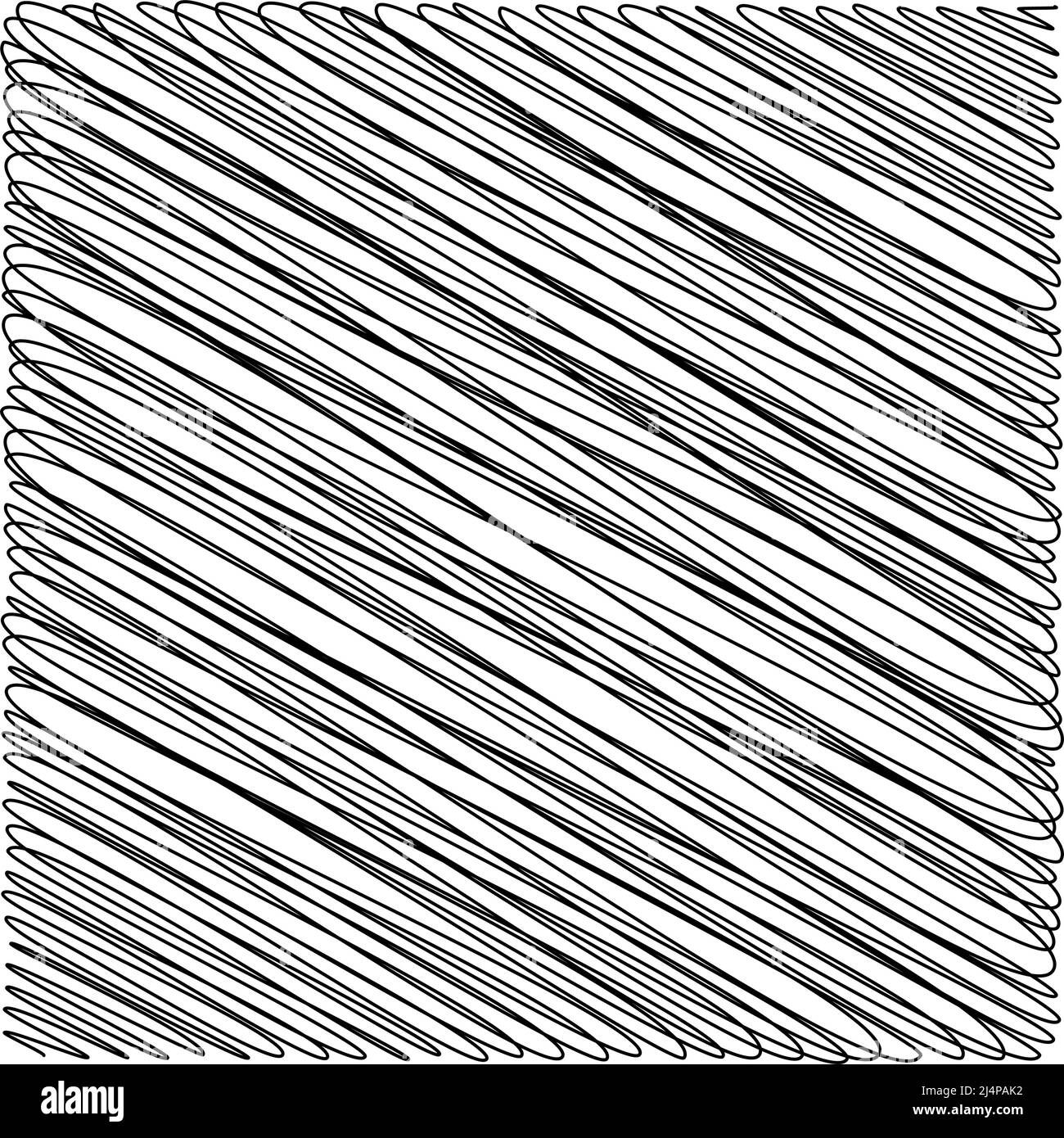 Square freehand drawing, handdrawn scribble, doodle, sketch shape ...