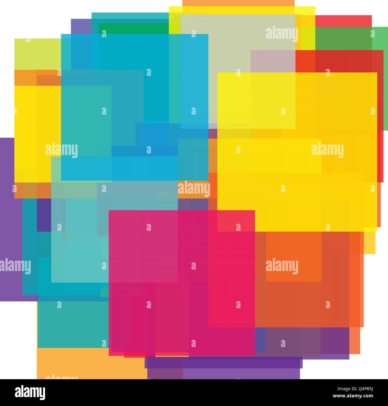 Random rectangles structure vector composition, pattern. Stock vector ...