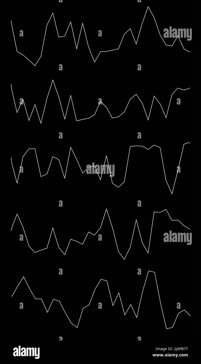 Wavy, waving lines. Wave effect stripes. Zigzag, criss cross streaks ...
