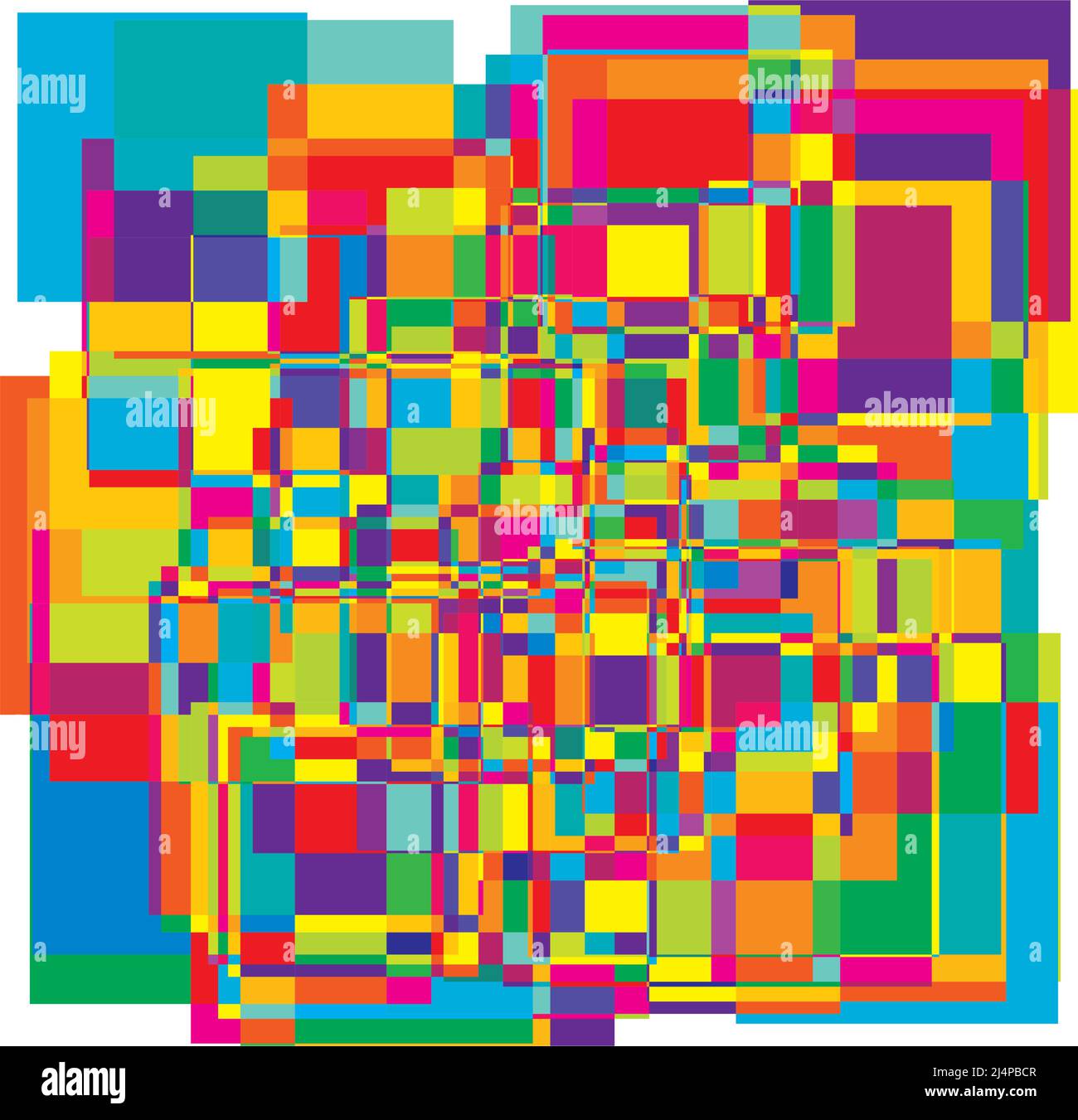 Random rectangles structure vector composition, pattern. Stock vector ...