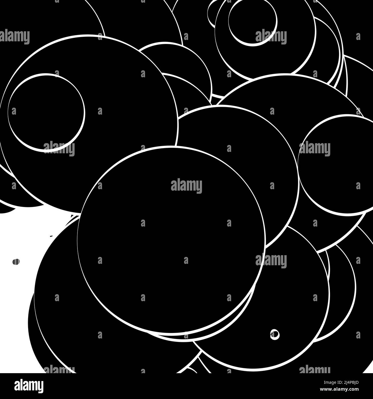 Abstract overlapping circles pattern vector illustraiton. Stock vector illustration, clip-art ...