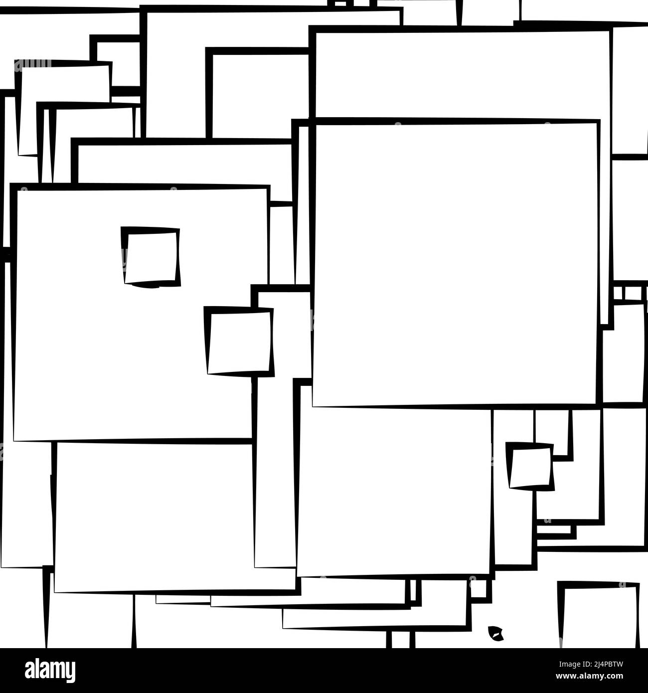 Abstract overlapping squares pattern vector illustraiton. Stock vector ...