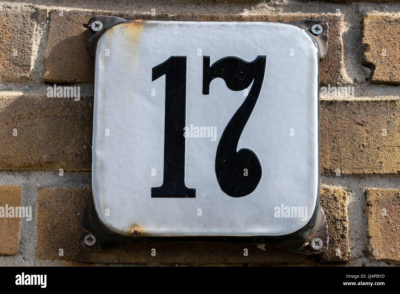 Close Up House Number 17 At Amsterdam The Netherlands 2-4-2022 Stock ...