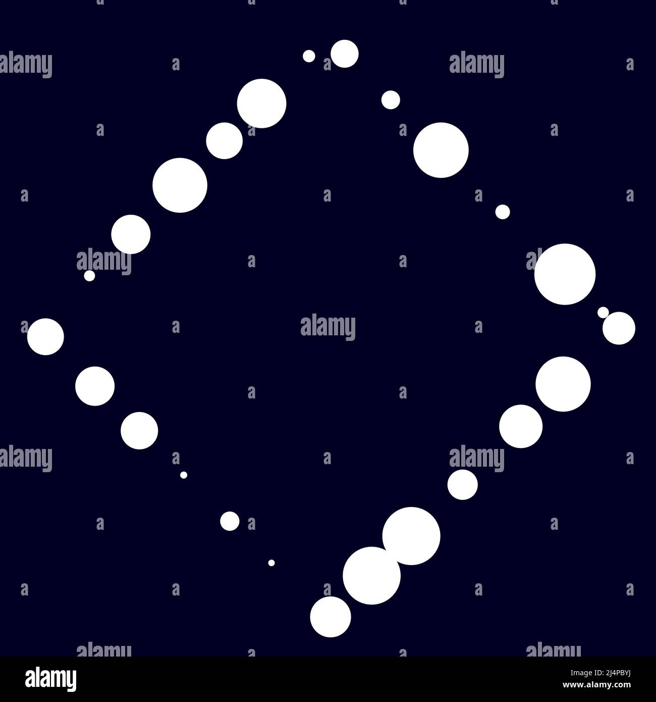 Circles random, scattered shapes element. Stock vector illustration ...