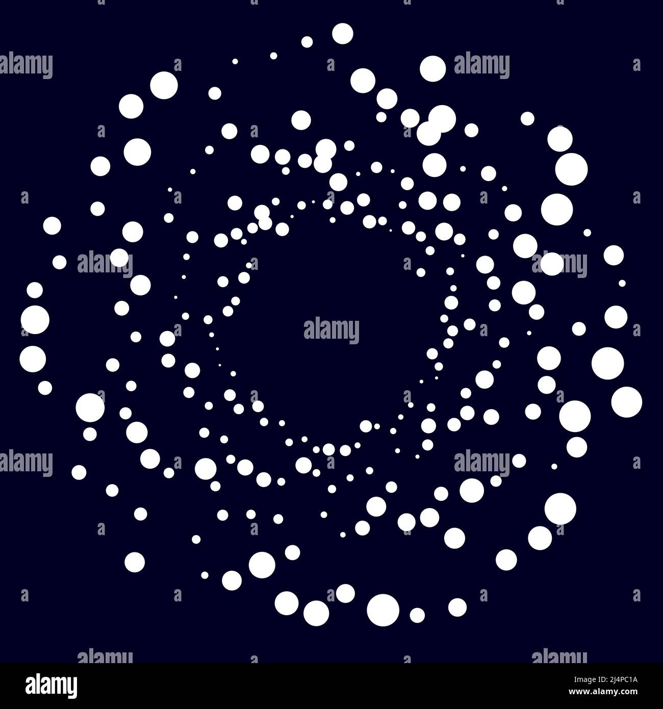 Circles random, scattered shapes element. Stock vector illustration ...