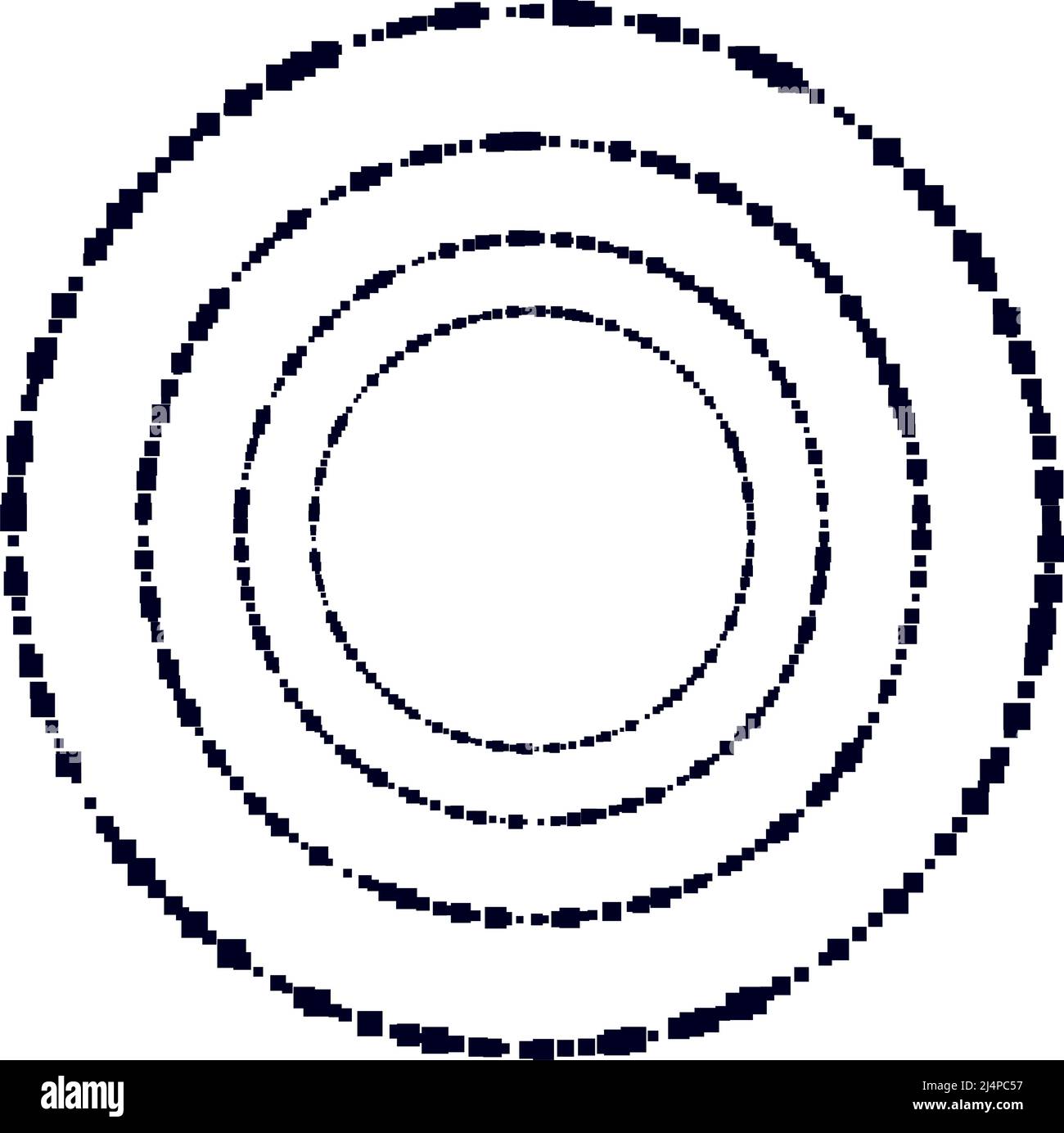 Circles random, scattered shapes element. Stock vector illustration ...