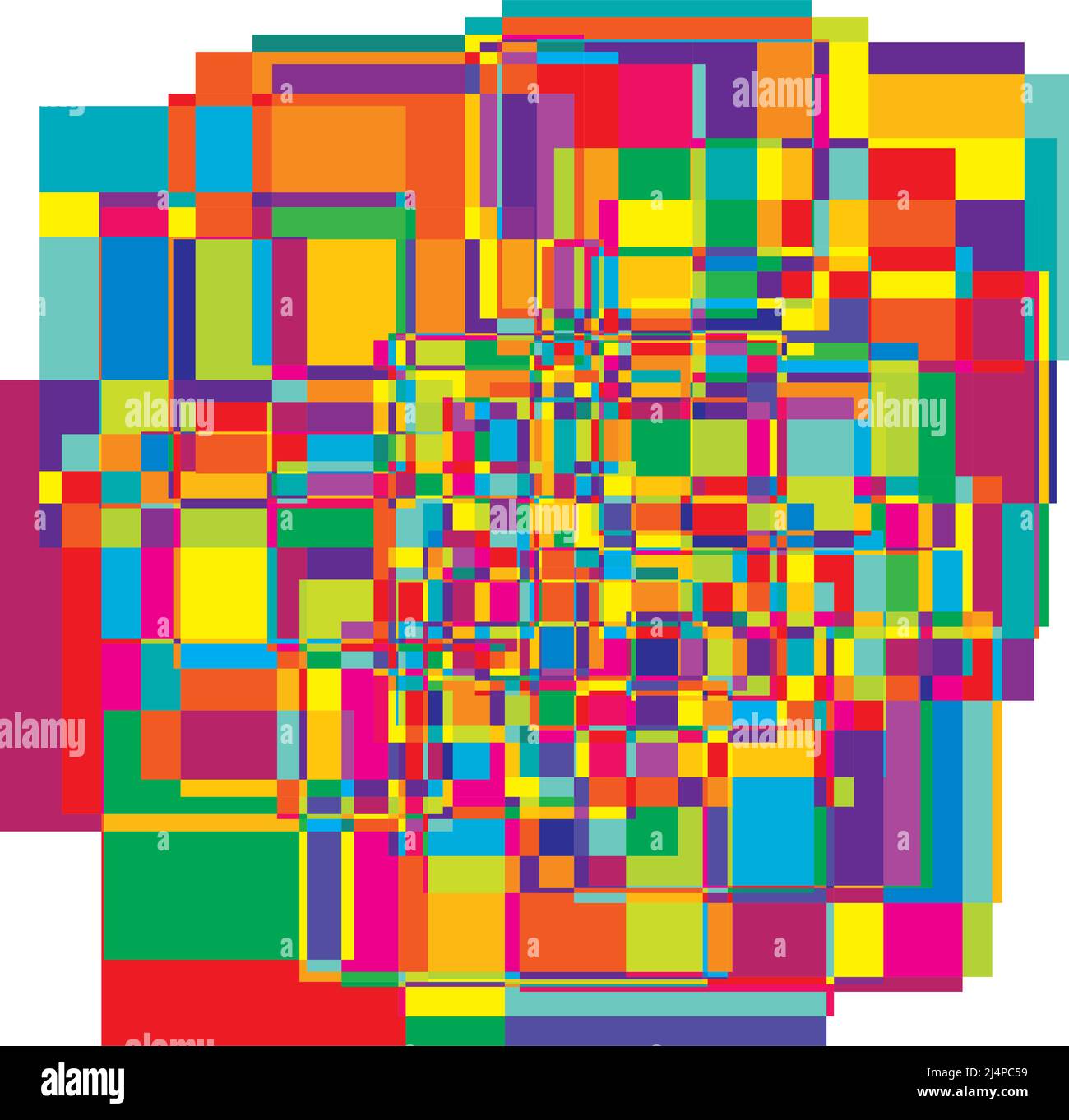Random rectangles structure vector composition, pattern. Stock vector ...